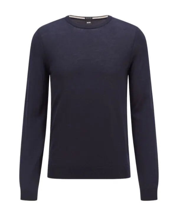 Hugo Boss Crewneck Knitted Jumper - Black