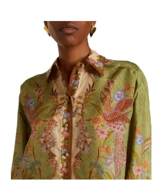 Zimmermann Print Long-sleeve Shirt