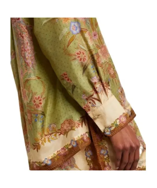 Zimmermann Print Long-sleeve Shirt