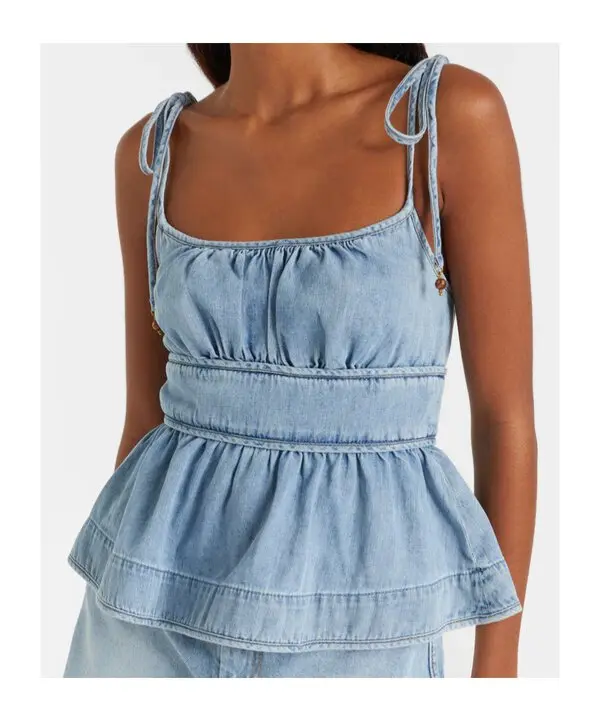 Zimmermann Wanderlust Denim Top