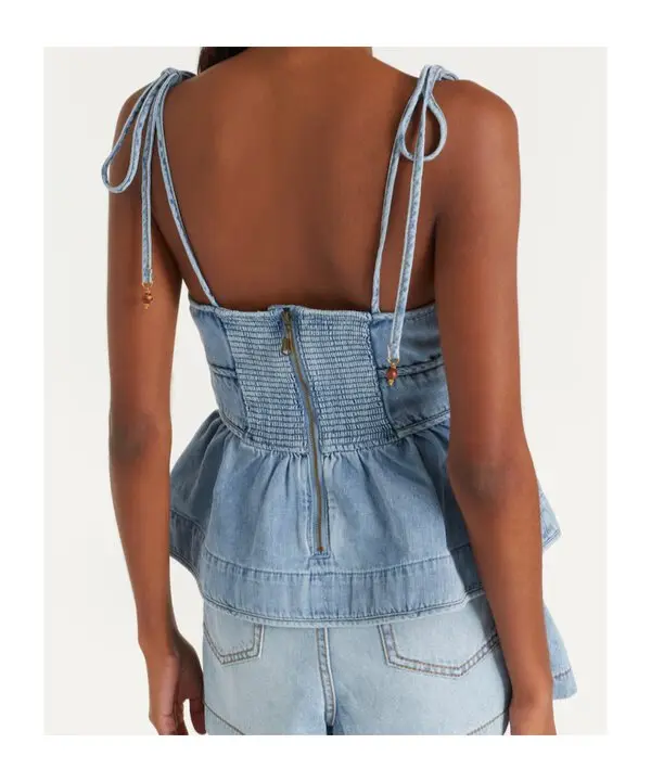Zimmermann Wanderlust Denim Top
