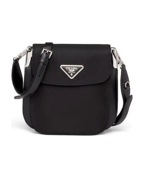 Prada Logo Plaque Shoulder Bag
