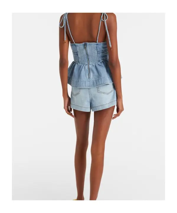 Zimmermann Wanderlust Denim Shorts