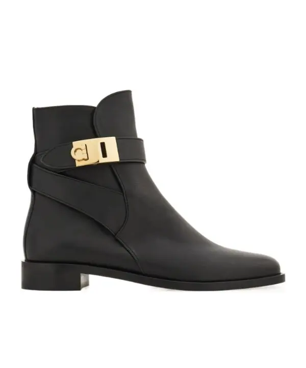 FERRAGAMO Hug Buckle Ankle Boot