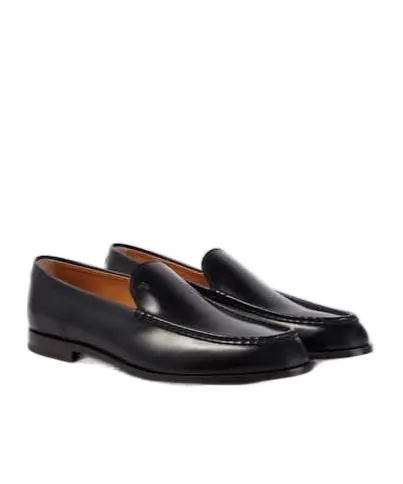 TOD'S Monogram Leather Loafers