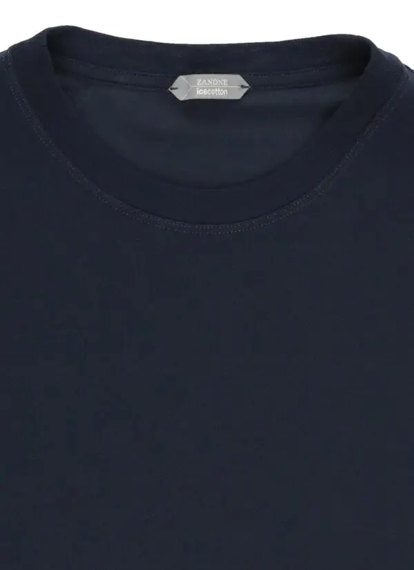 ZANONE Short-sleeved Straight-hem Crewneck T-shirt