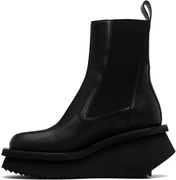 Rick Owens Chelsea Boots With Pull Tab