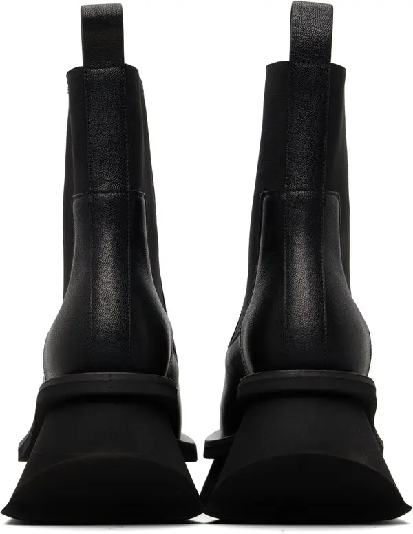 Rick Owens Chelsea Boots With Pull Tab