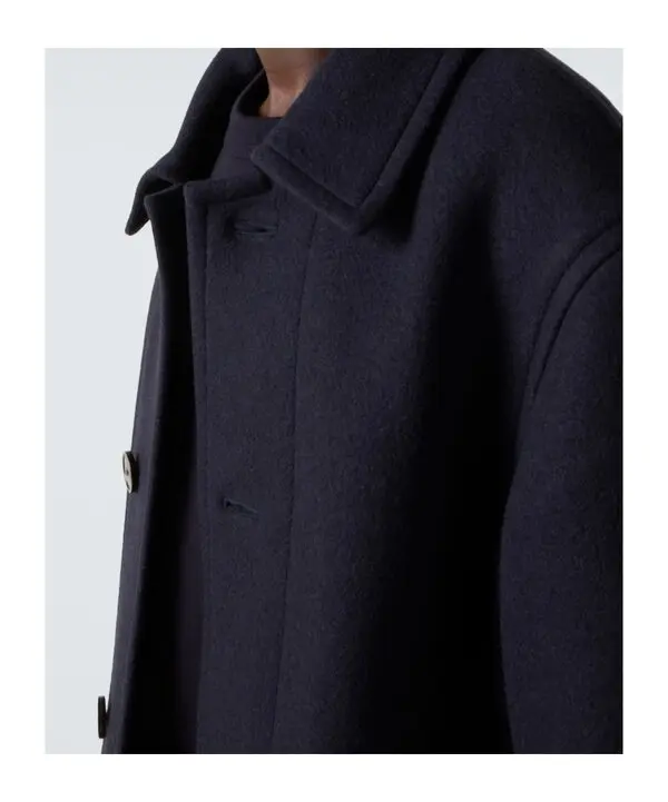 Dries Van Noten Wool And Cotton Coat