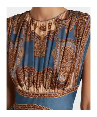 Zimmermann Mahon Printed Silk Maxi Dress