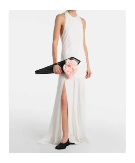Simone Rocha Bow-detail Open-back Gown