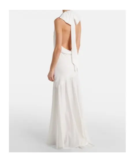 Simone Rocha Bow-detail Open-back Gown