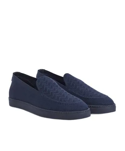 Giorgio Armani Canvas Slip-on Shoes