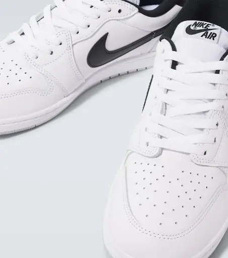 Nike Air Jordan 1 Low Leather Sneakers