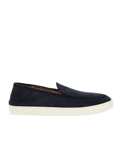Giorgio Armani Suede Loafers - Black