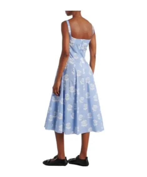Marni Floral Cotton Midi Dress