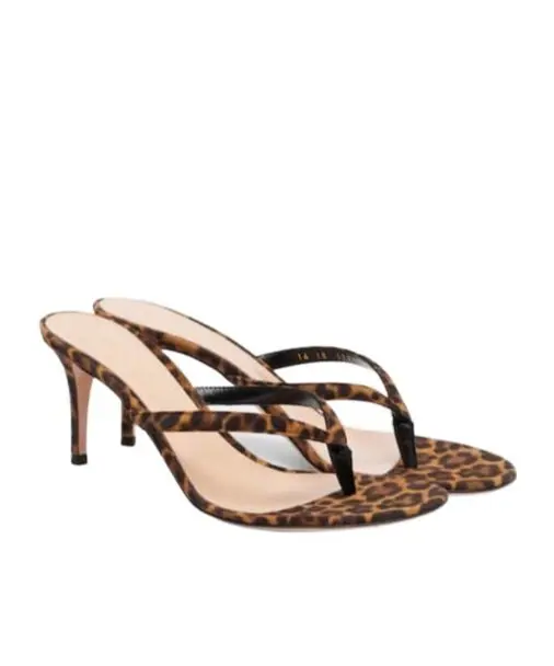 GIANVITO ROSSI Versatile Leopard Print High-heel Sandals