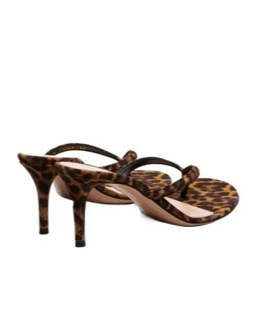 GIANVITO ROSSI Versatile Leopard Print High-heel Sandals