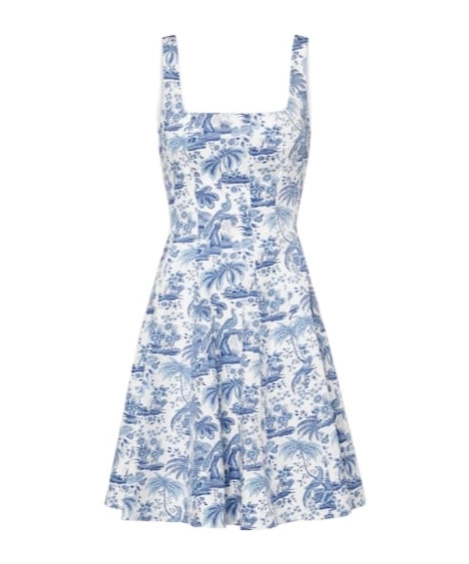 Staud Wells Floral Cotton Minidress