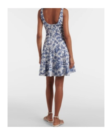 Staud Wells Floral Cotton Minidress