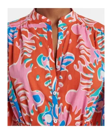 Poupette St Barth Cathy Cotton Shirt Dress
