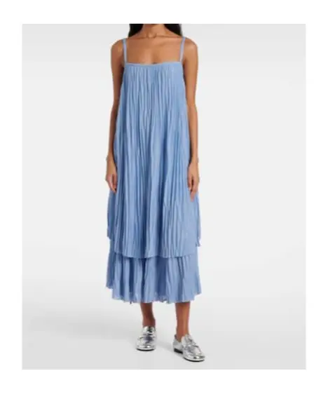 Proenza Schouler White Label Clyne Pleated Jersey Maxi Dress