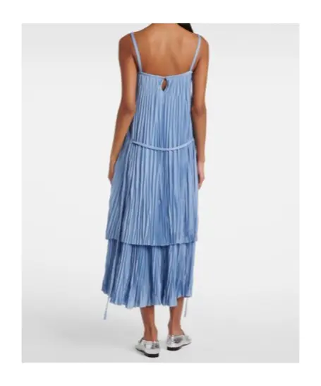 Proenza Schouler White Label Clyne Pleated Jersey Maxi Dress
