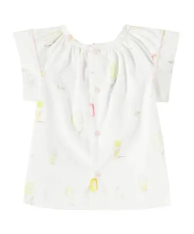 Bonpoint Printed Cotton Poplin Blouse