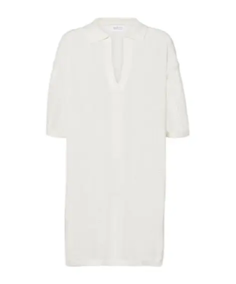 Velvet By Graham & Spencer Mila Cotton Pointelle Minidress - White