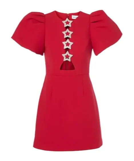 Rebecca Vallance Akari Puff-sleeve Minidress