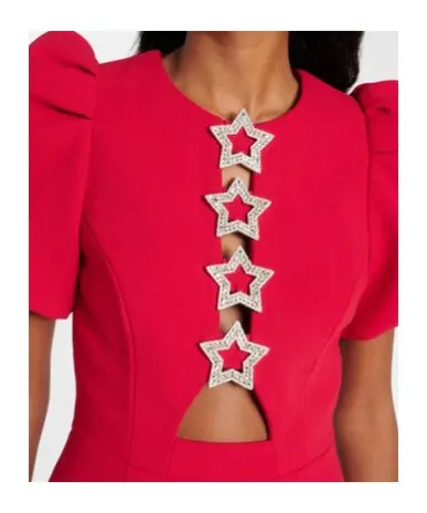 Rebecca Vallance Akari Puff-sleeve Minidress