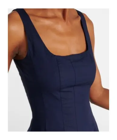 Staud Wells Cotton Poplin Minidress