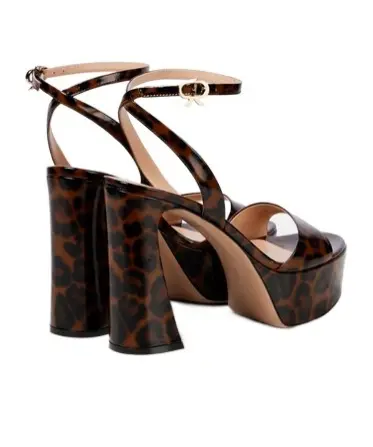 GIANVITO ROSSI Leopard-print Platform Sandals