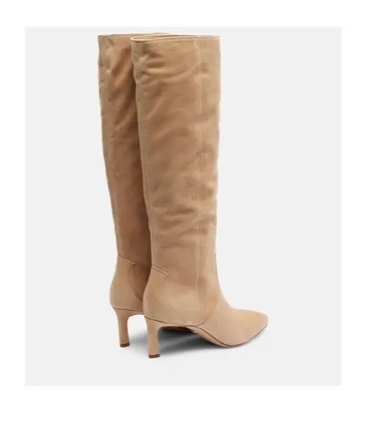 Veronica Beard Kinna 55 Suede Knee-high Boots