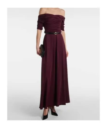 Altuzarra Charlotte Ruched Jersey Maxi Dress