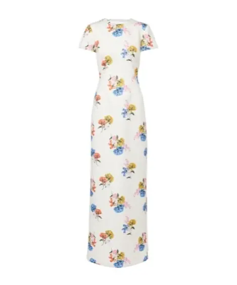 EMILIA WICKSTEAD Fosette Floral Maxi Dress - White