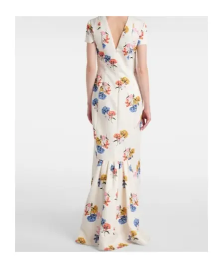 EMILIA WICKSTEAD Fosette Floral Maxi Dress - White