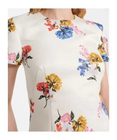 EMILIA WICKSTEAD Fosette Floral Maxi Dress - White