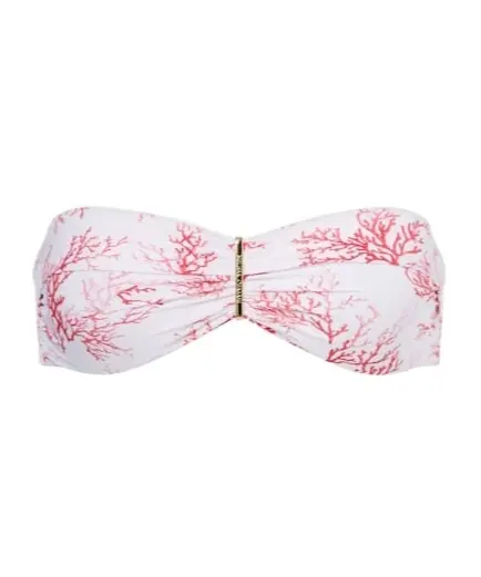 Melissa Odabash Positano Bandeau Bikini Top - White
