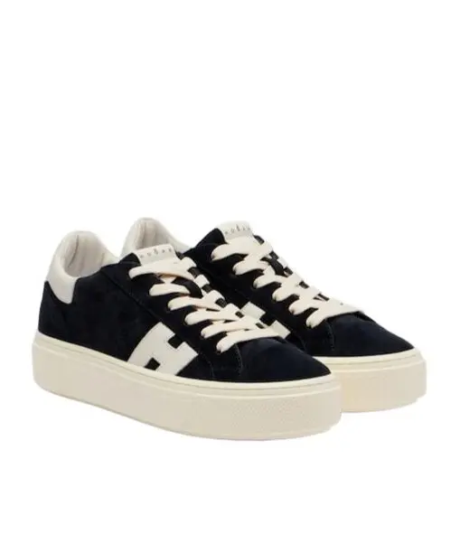 Hogan Color Block Leather Sneakers