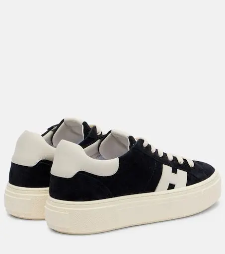 Hogan Color Block Leather Sneakers
