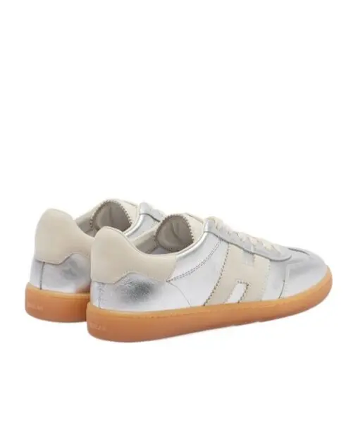 Hogan Cool Metallic Leather Sneakers