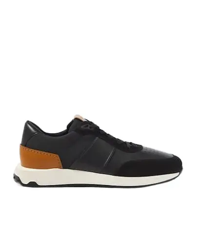 TOD'S Color Block Leather Sneakers