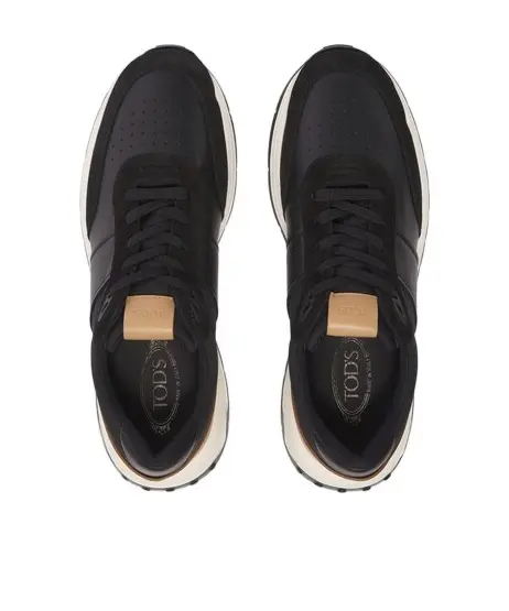 TOD'S Color Block Leather Sneakers