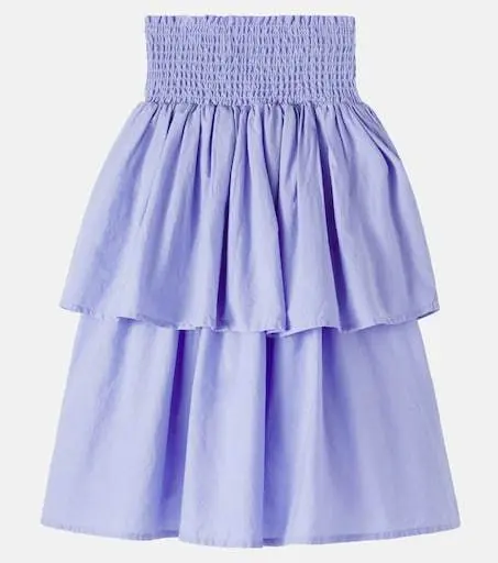 MOLO Brenna Tiered Cotton Skirt