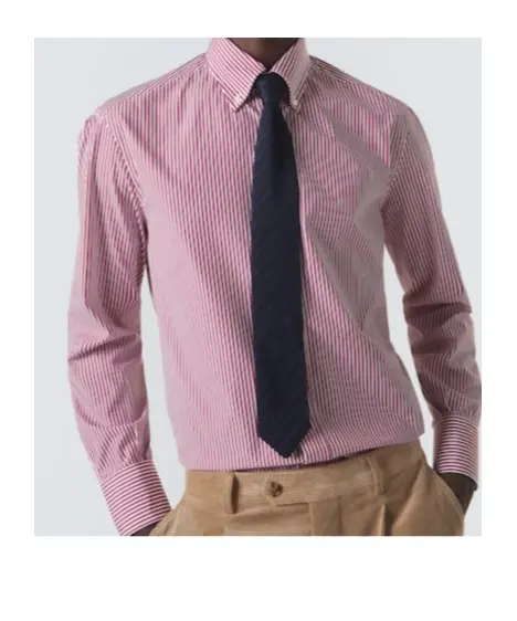 Brunello Cucinelli Striped Cotton Poplin Shirt