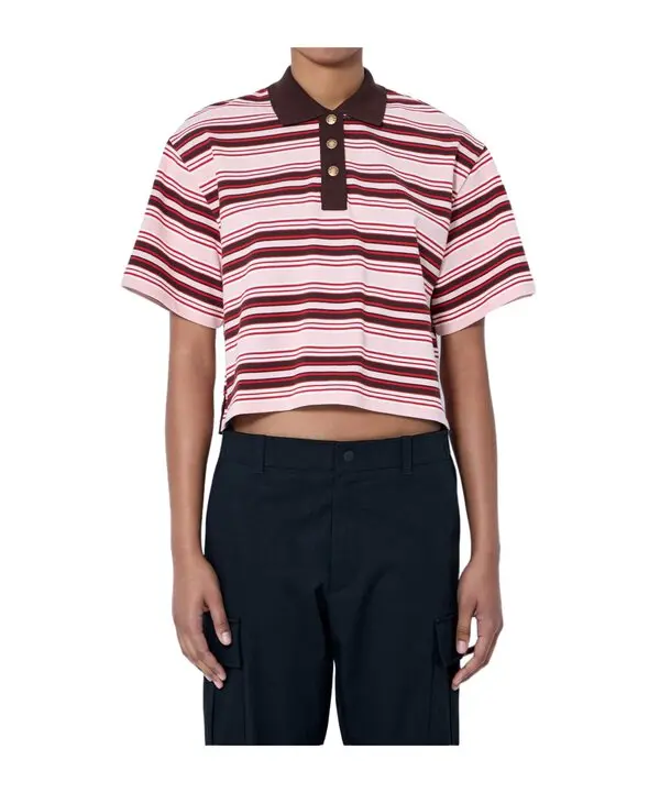 Moncler Striped Polo Shirt