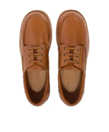Studio Nicholson Gusto Leather Boat Shoes