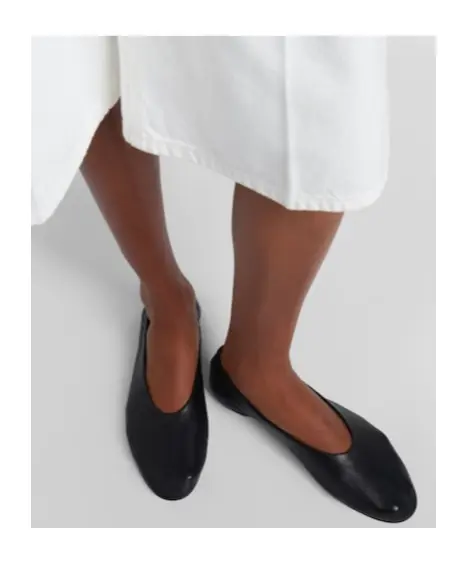 TOTEME Leather Ballet Flats