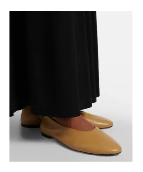 TOTEME Leather Ballet Flats